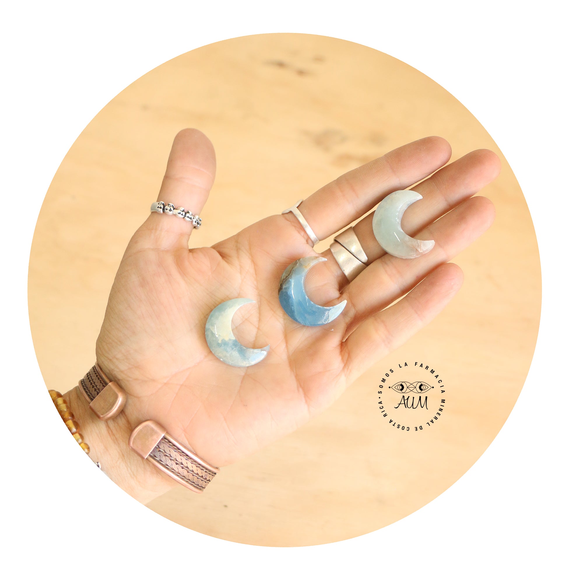 LUNA ONIX CIELO small – Aum Crystals